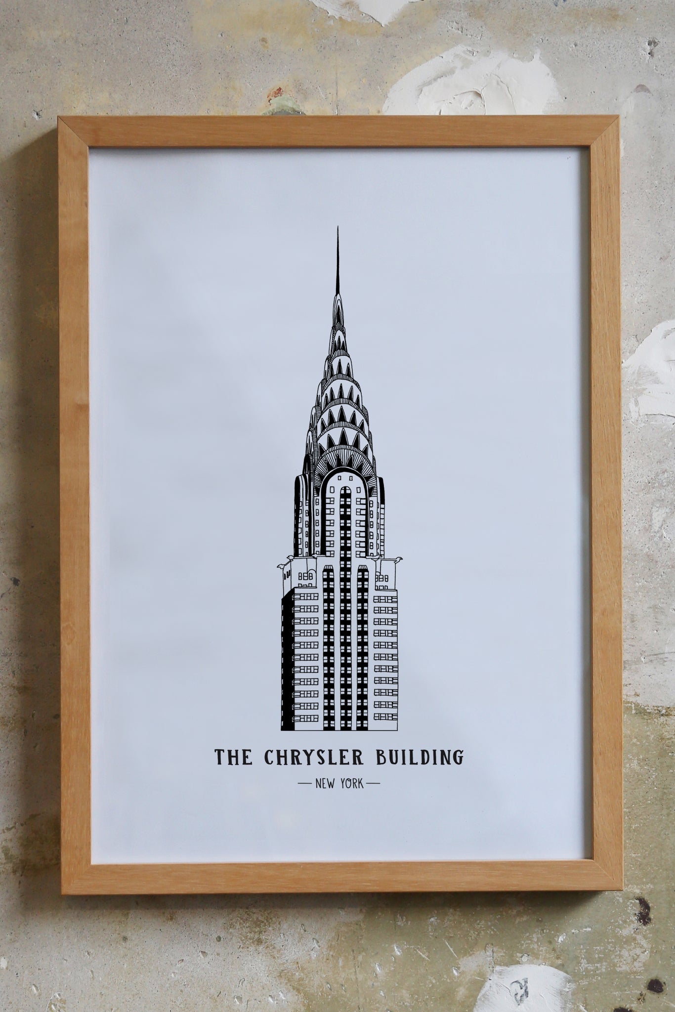 The Chrysler Building Drawing – The London Gift Shop