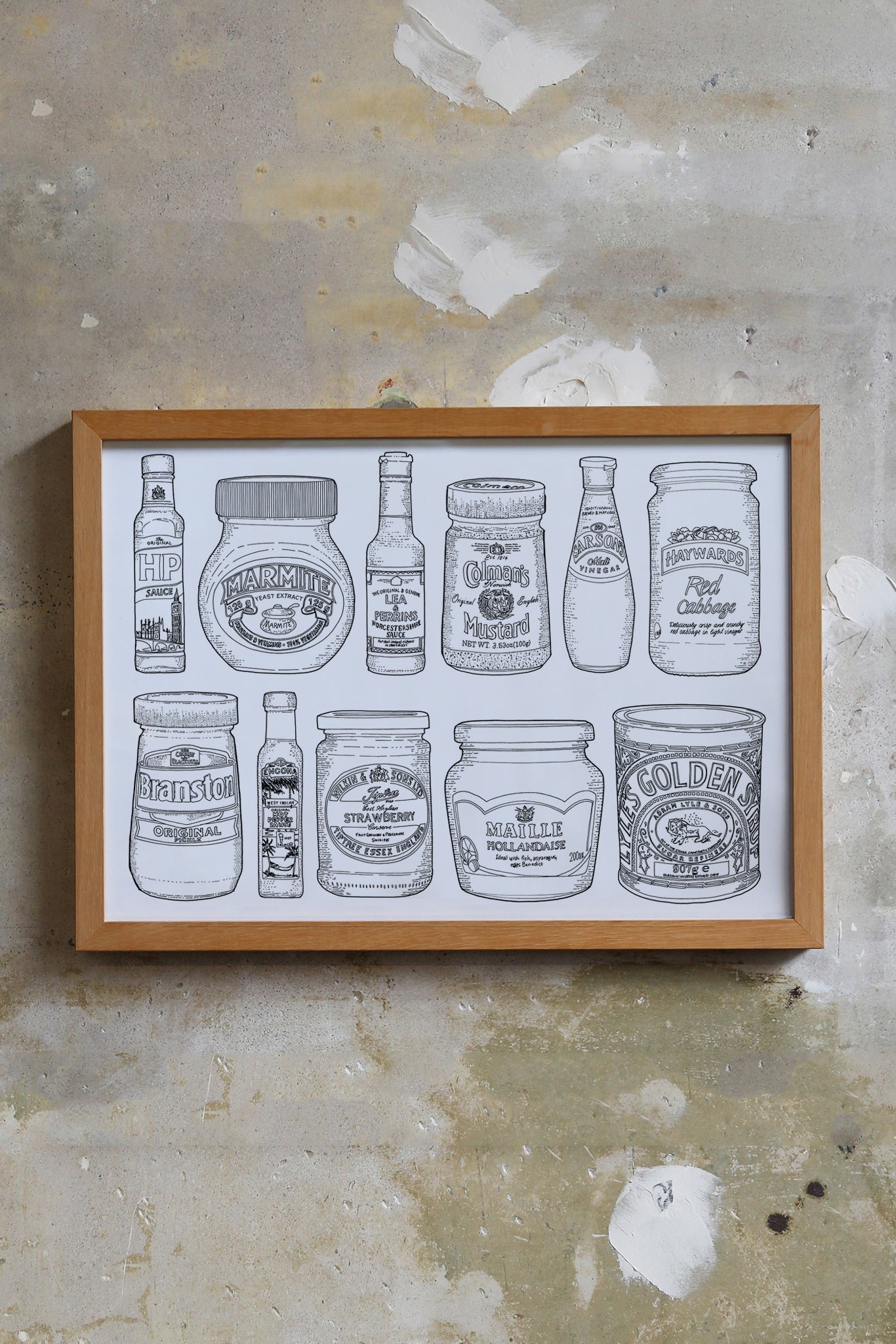 Condiments Drawing Collection – The London Gift Shop